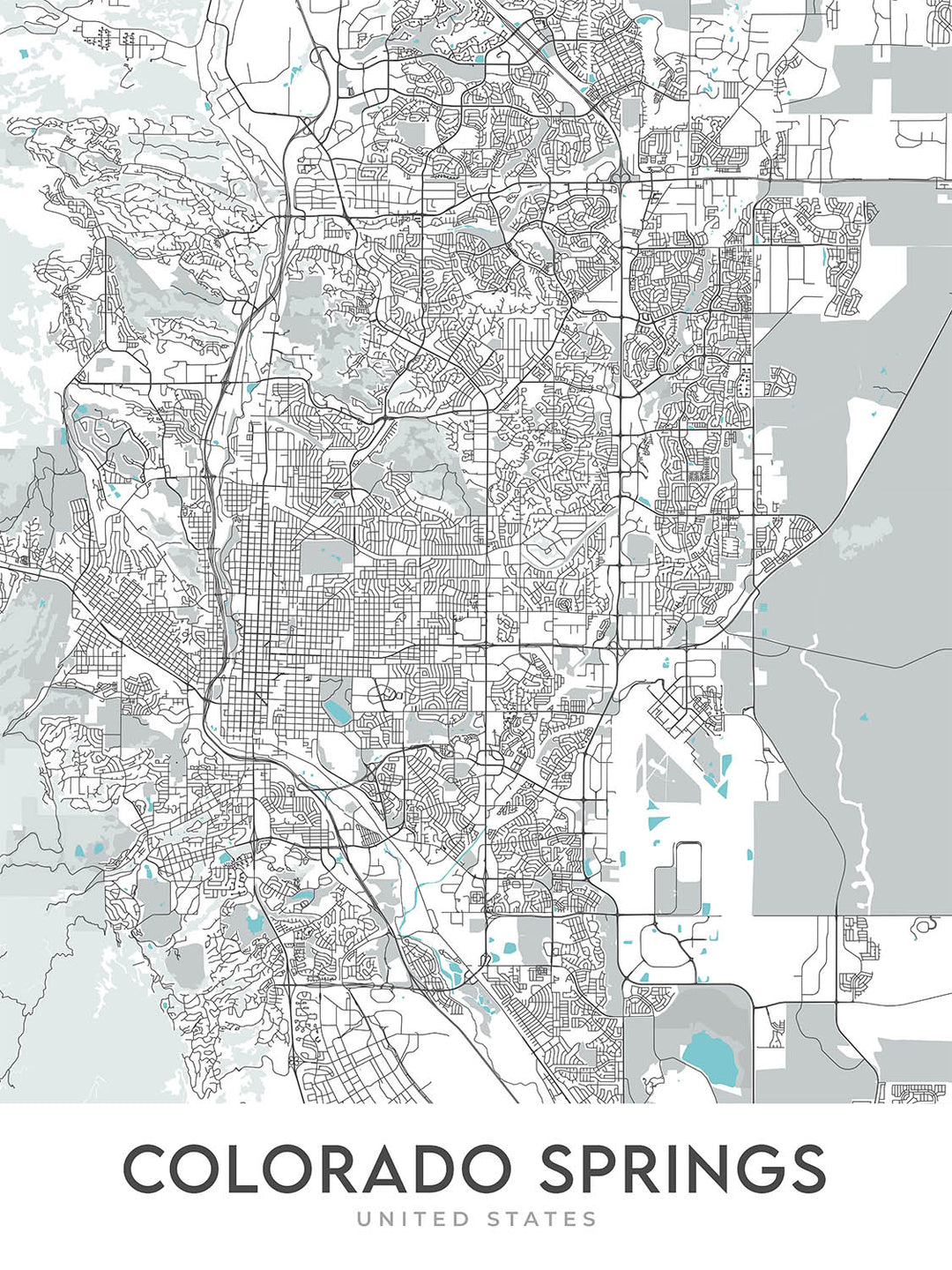 Colorado Springs Area Map Colorado Springs, CO MSA Situation & Outlook