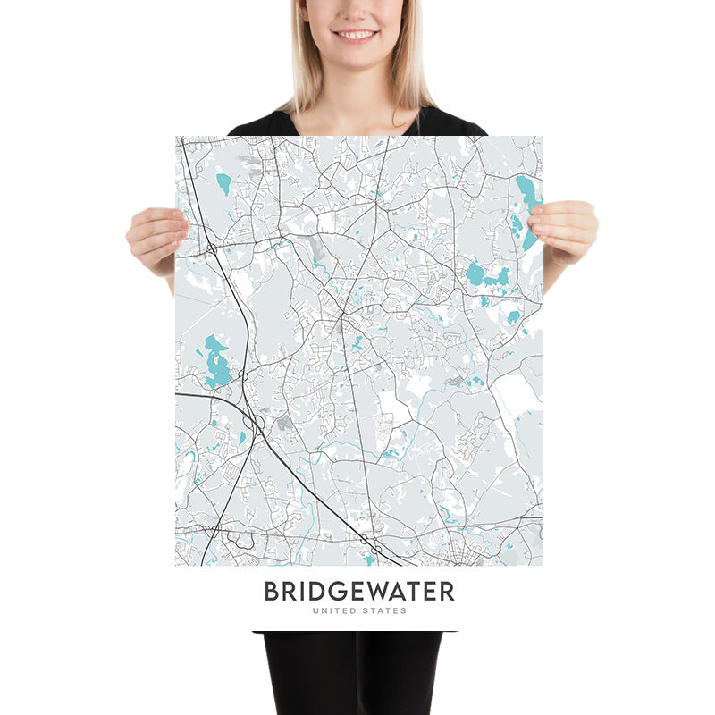 Map Of Bridgewater Mass Driving Directions To Bridgewater, MA, US