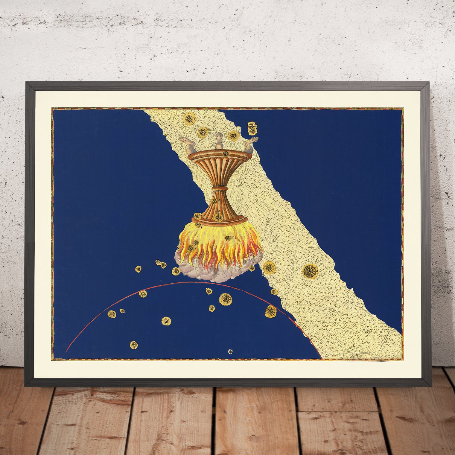 Old Star Map of Ara by Johann Bayer, 1603 - Celestial Constellation Ch ...