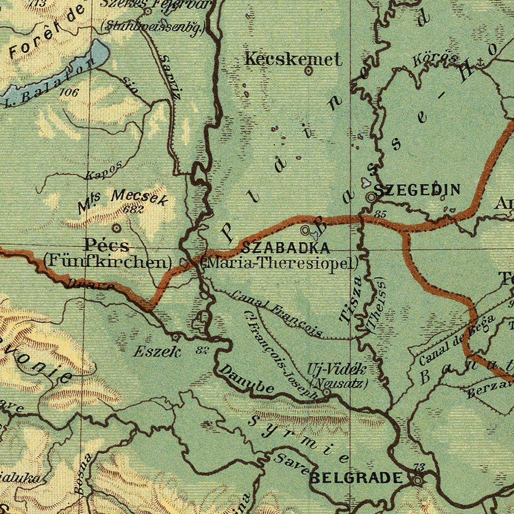 Nurenburg River Danube Map