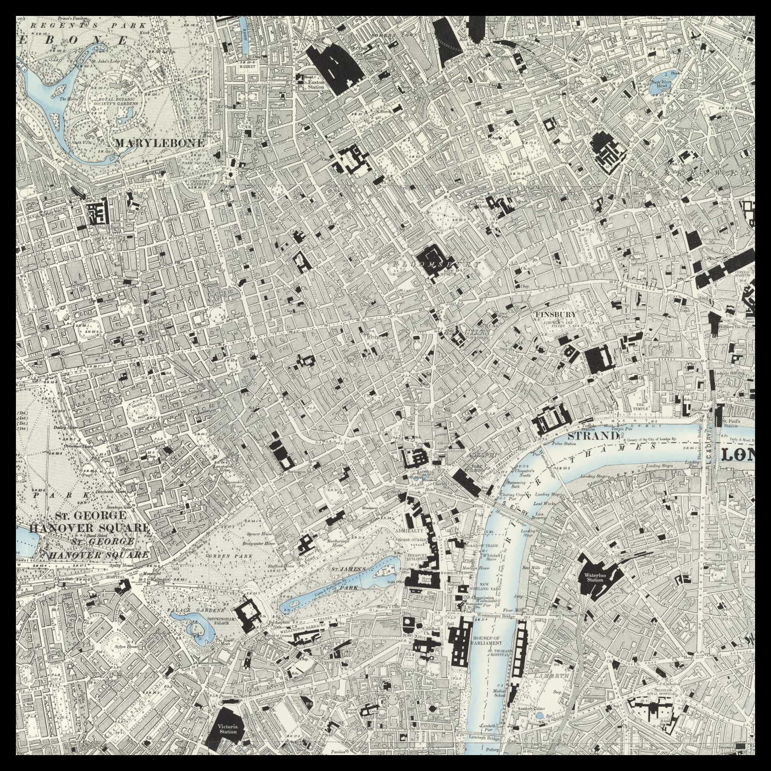 Personalised Old Map of Soho – The Unique Maps Co.