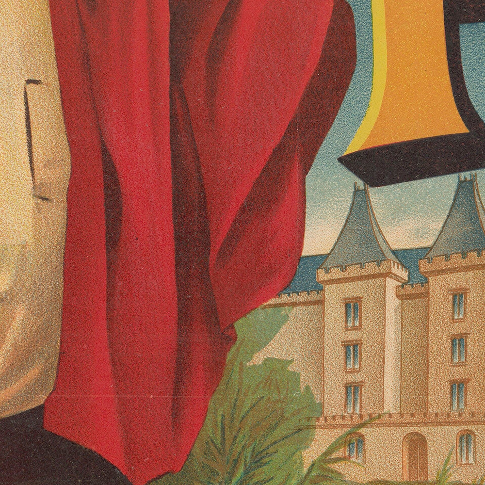 Pau Travel Poster: Station d’Hiver by F. Appel, 1890 – The Unique Maps Co.