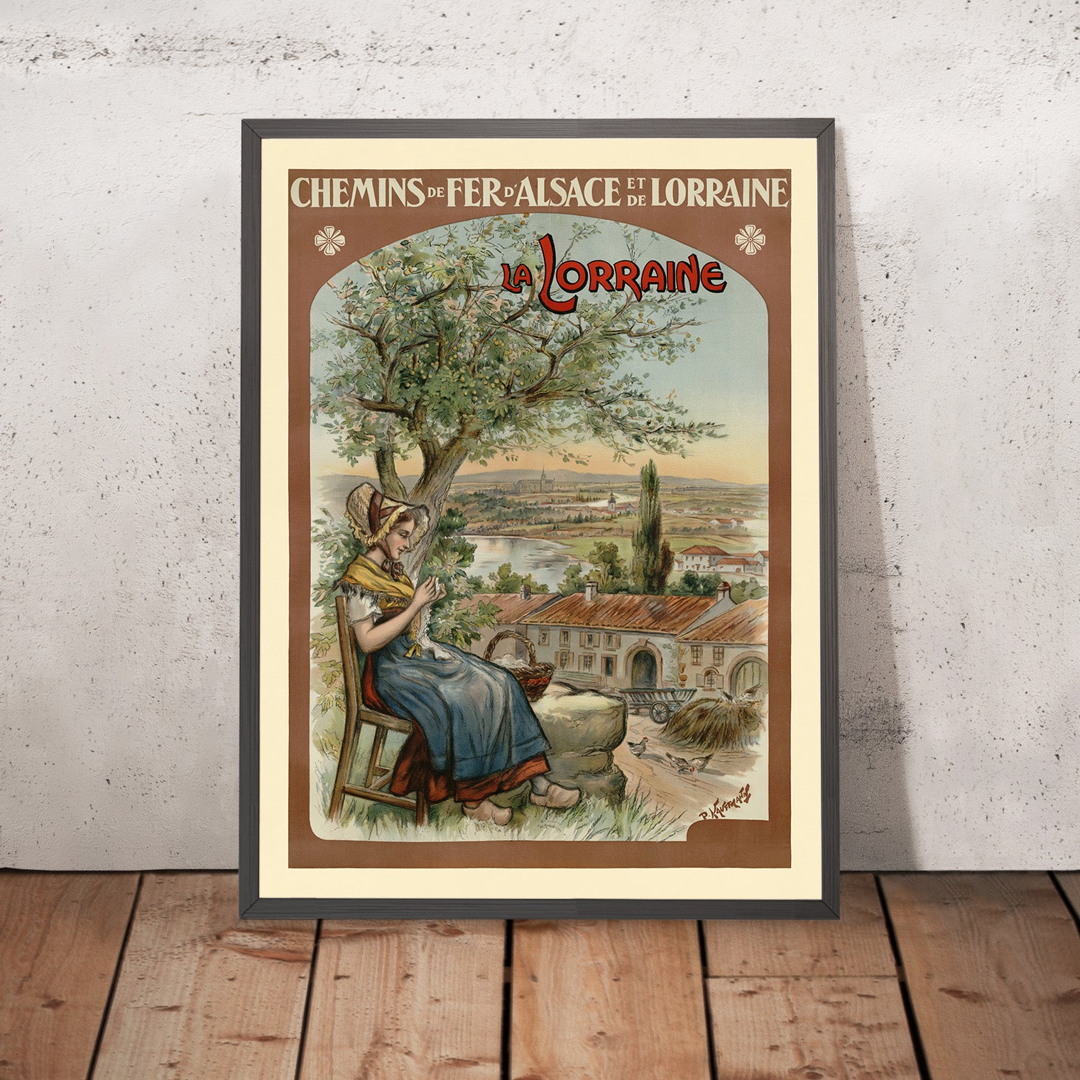 Lorraine Travel Poster: Chemins de Fer de l’Est by Paul-Adolphe Kauffm ...