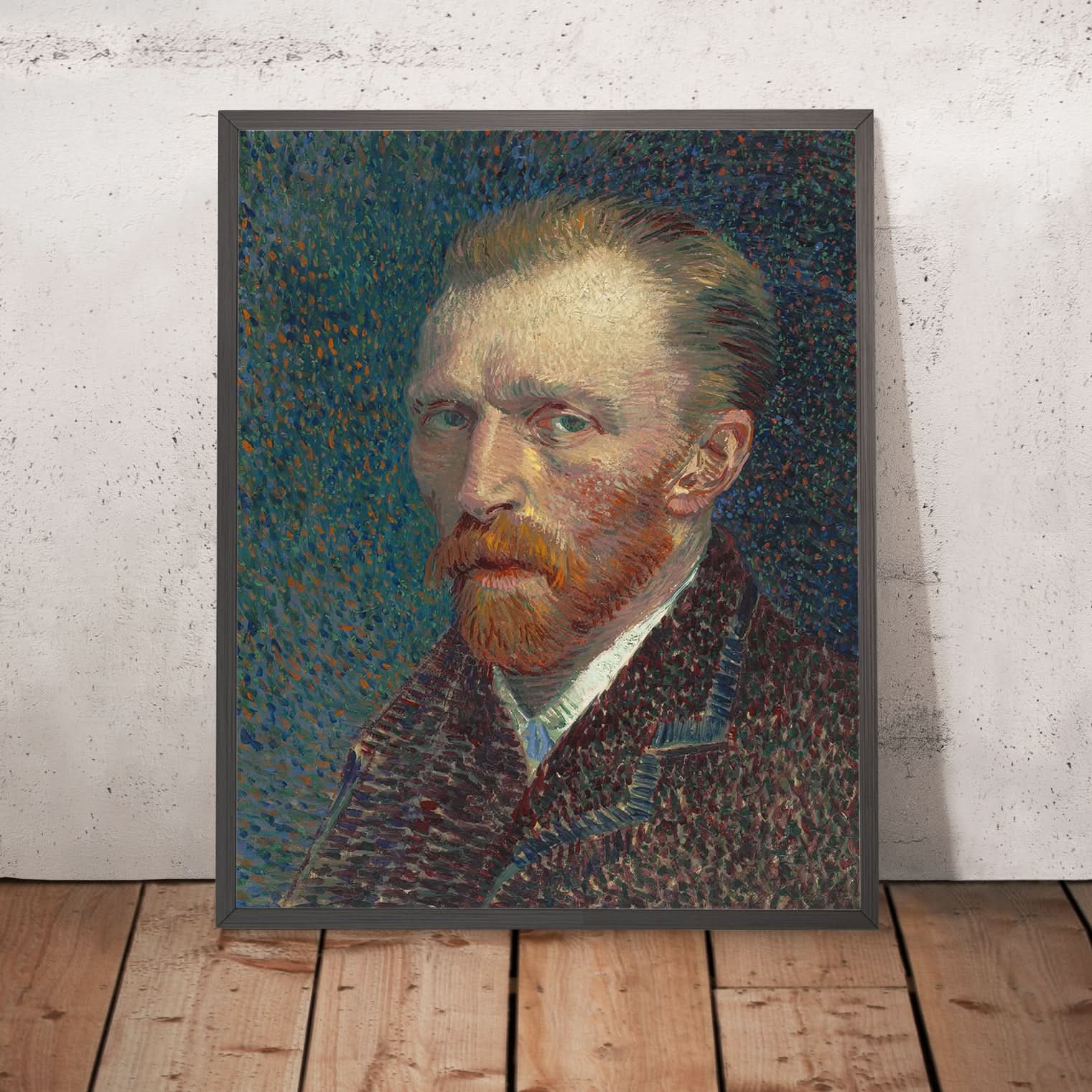 Self Portrait by Vincent Van Gogh, 1887 – The Unique Maps Co.