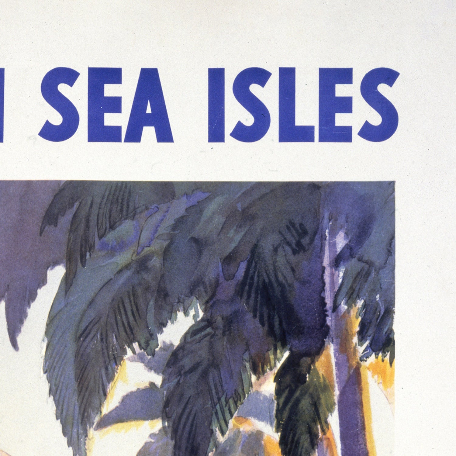 South Pacific Travel Poster: Fly to South Sea Isles by Paul George Law ...