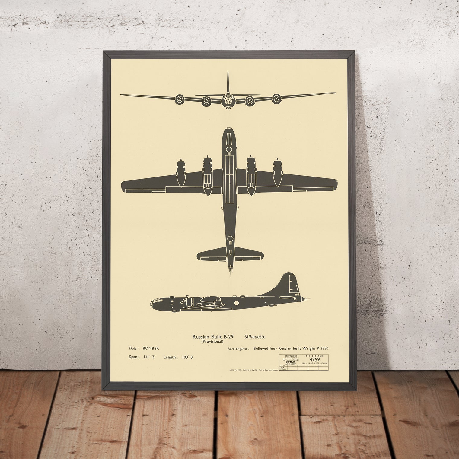 Tupolev Tu-4 (Russian B-29): Cold War Soviet Aircraft Identification C ...
