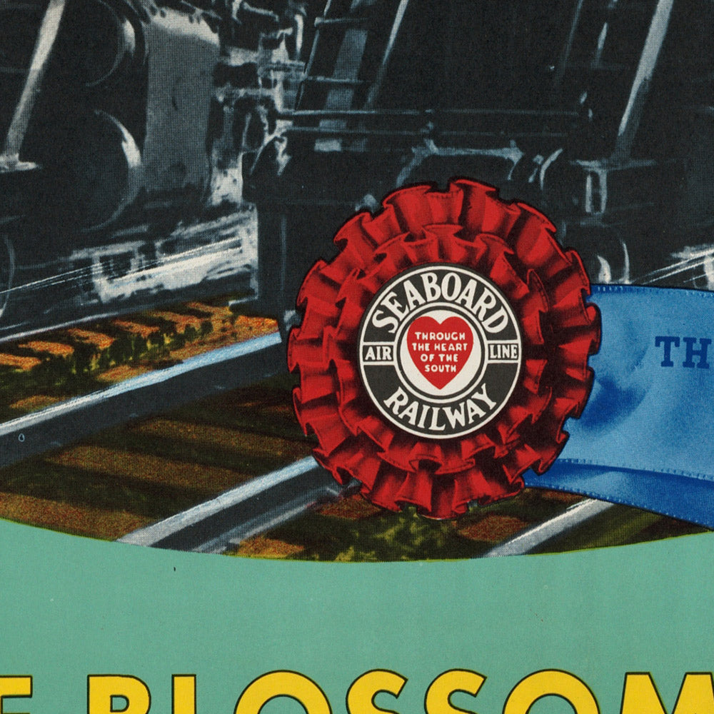 Florida Travel Poster: Two Orange Blossom Specials by Seaboard Air Lin ...