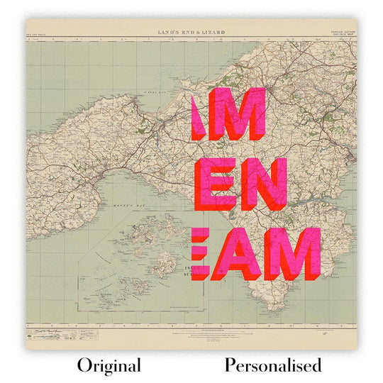 Old Ordnance Survey Map, Sheet 4 - Alnwick & Rothbury, 1919-1926: Long ...