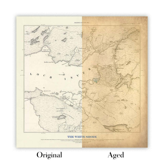 Old Map of the Kingdoms of Portugal & Algarve by Visscher, 1690: Lisbo ...