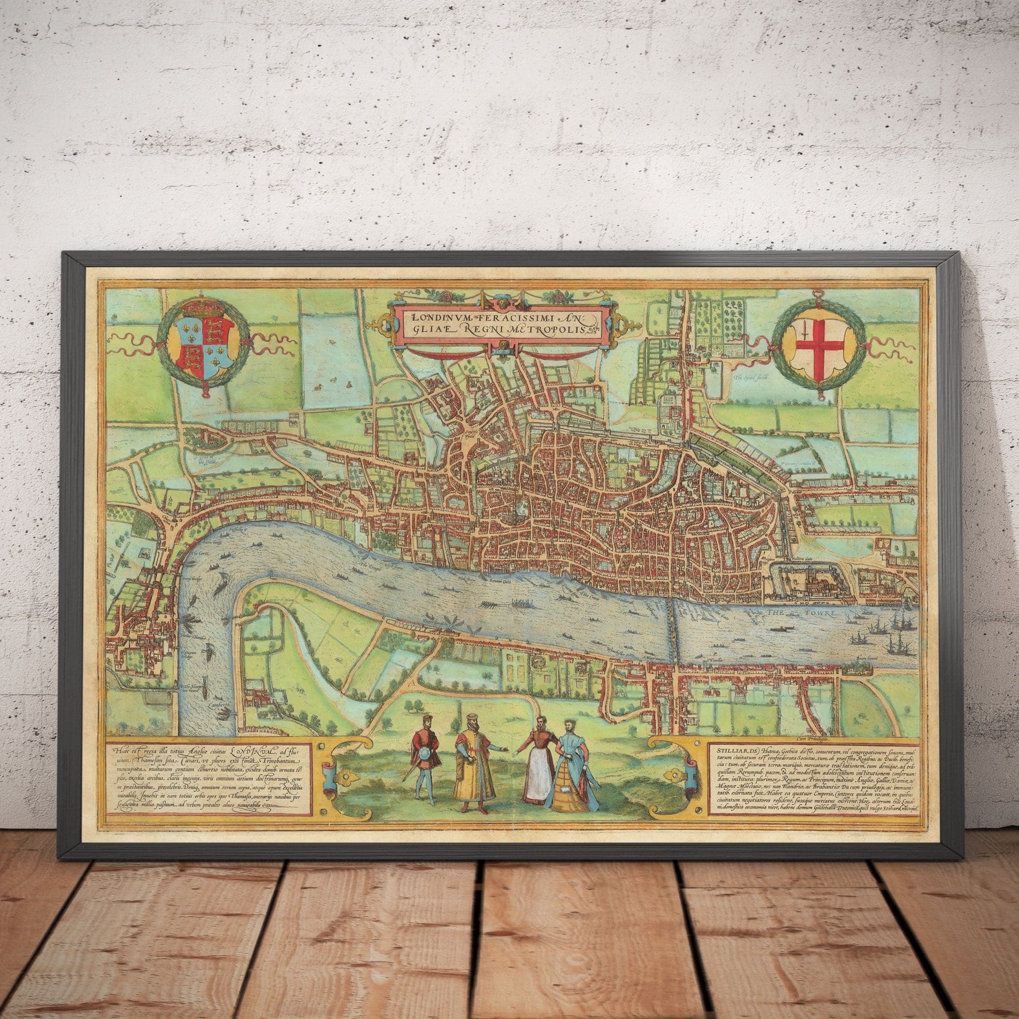 The Oldest Map of London, 1559 - City of London, Westminster, Southwar ...