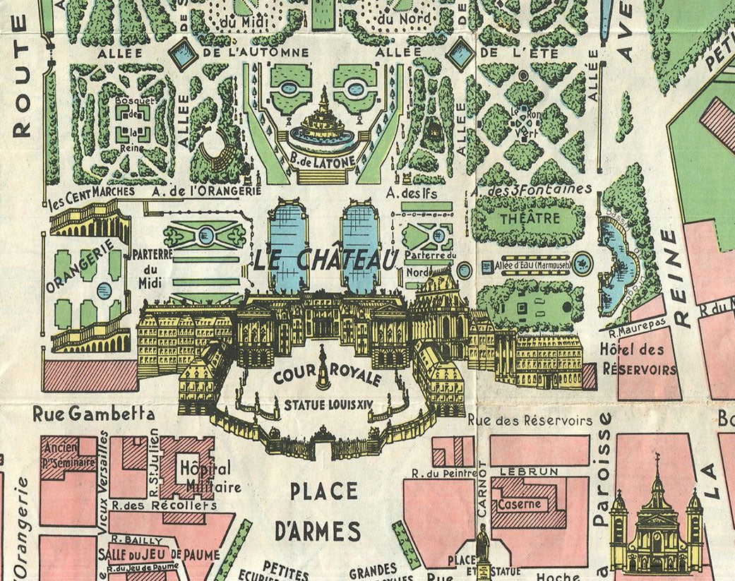 Map Paris Versailles Castle File:Versailles On The 1652 Map Of Paris